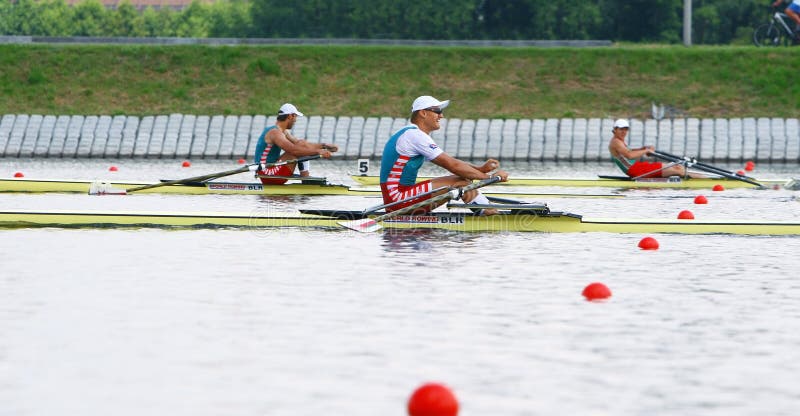 The finals in rowing editorial photo. Image of athlete - 18390041