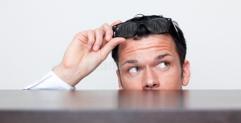 Financal business curious stock image. Image of expression - 14091973