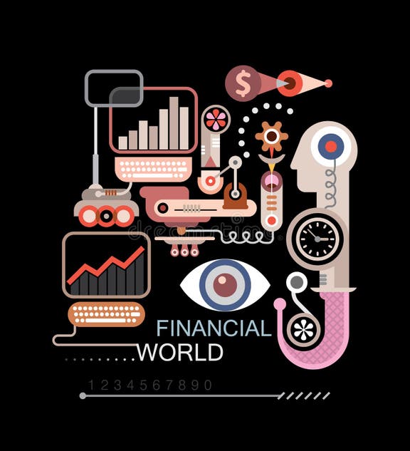 Finance stock vector. Illustration of economy, abstract - 47037860