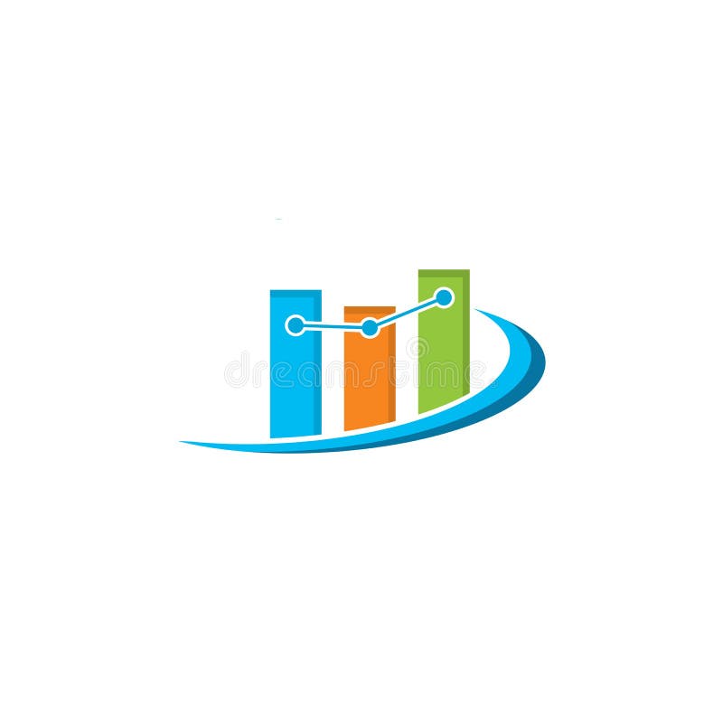 Finance Analyst Logo Vector Icon Illustration Stock Vector ...