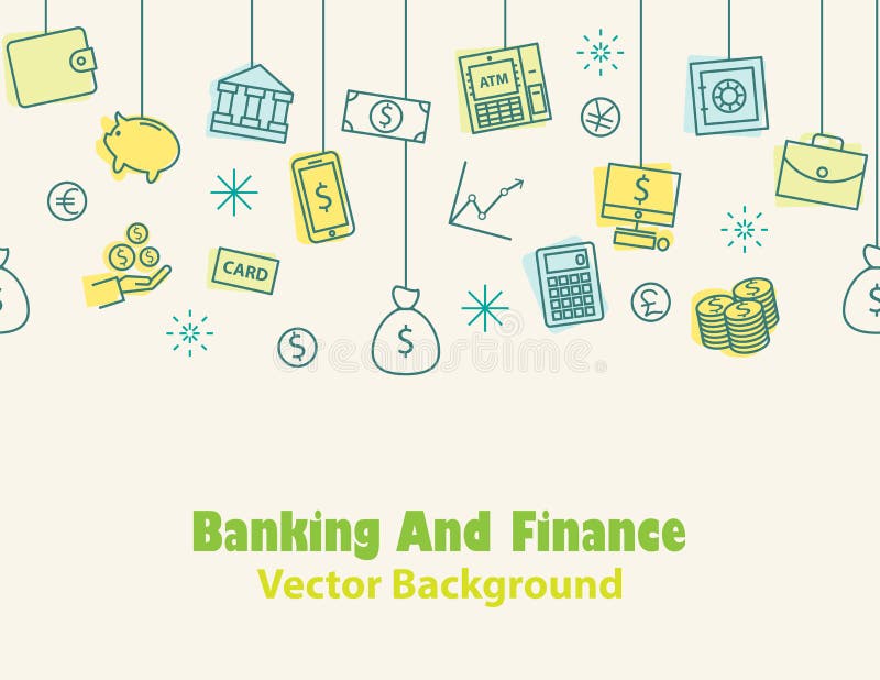 Finance and Banking ,Money Background , Print , Seamless Stock Vector ...