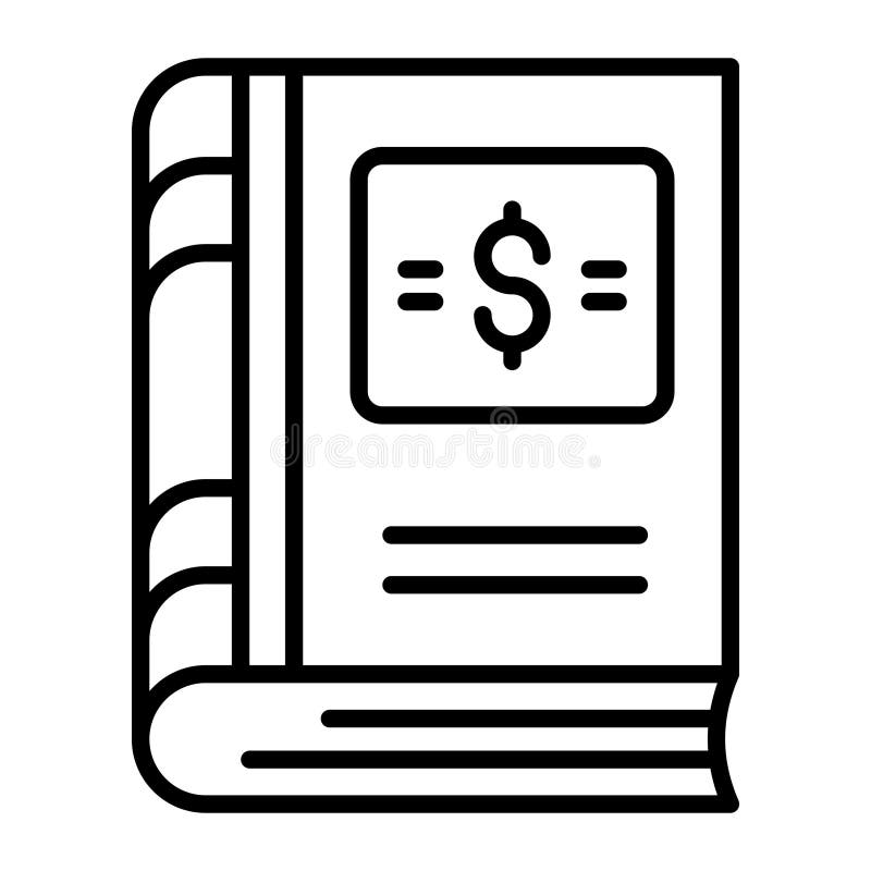 Finance Book Vector Design Modern Style, Easy To Use Icon Stock Vector ...