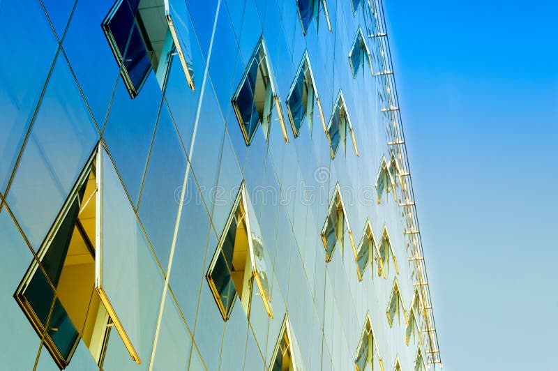 Finance building windows stock image. Image of cloudscape - 26372905