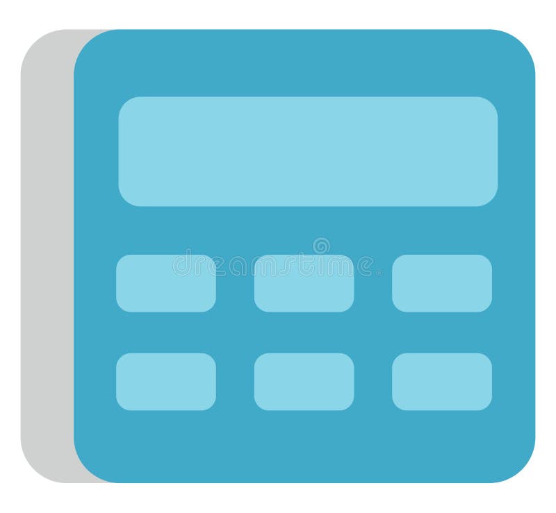 Finance calculator, icon stock vector. Illustration of graphic - 258923137