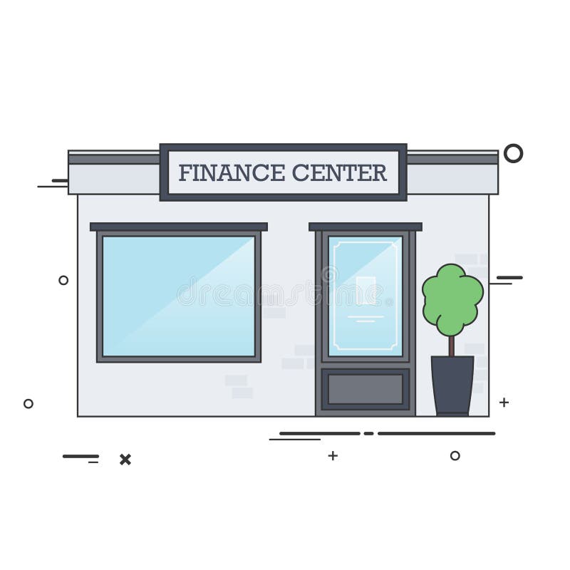 Finance Center stock illustration. Illustration of price - 57781242