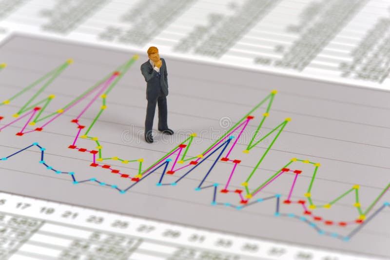 Finance chart and banker stock photo. Image of businessman - 53236168