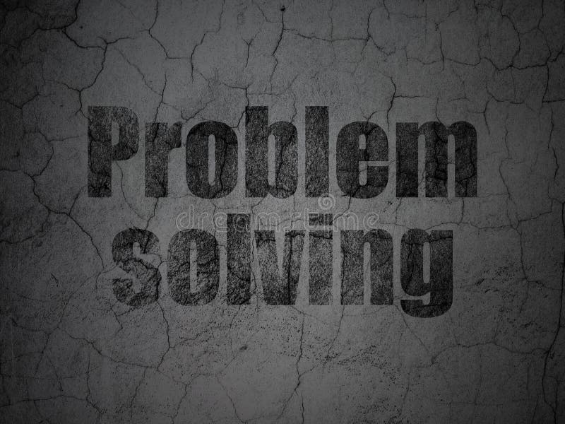 Finance Concept: Problem Solving on Grunge Wall Background Stock Photo ...