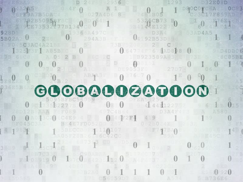 Globalization Paper Letters Stock Vector - Illustration of torn ...