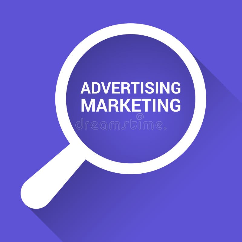 Finance Concept: Magnifying Optical Glass with Words Advertising ... Finance Concept: Magnifying Optical Glass with Words Advertising ...