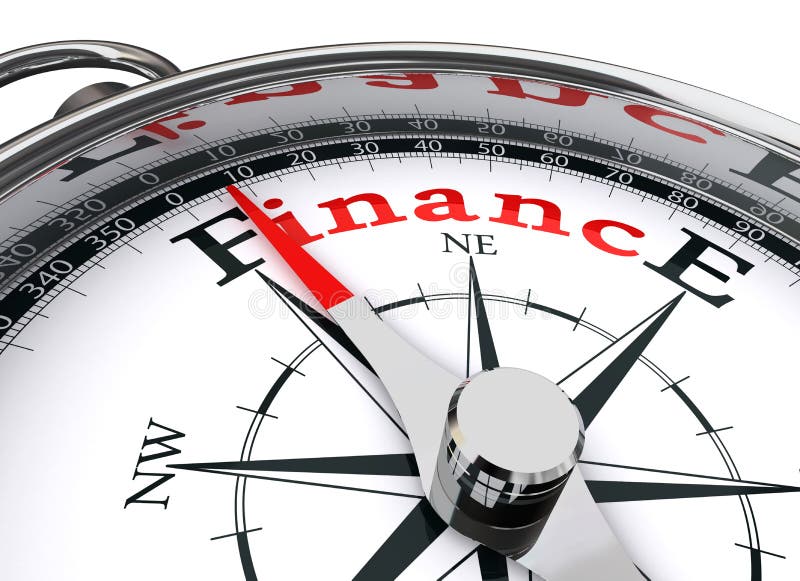 Investment Conceptual Compass Stock Illustration - Illustration of ...