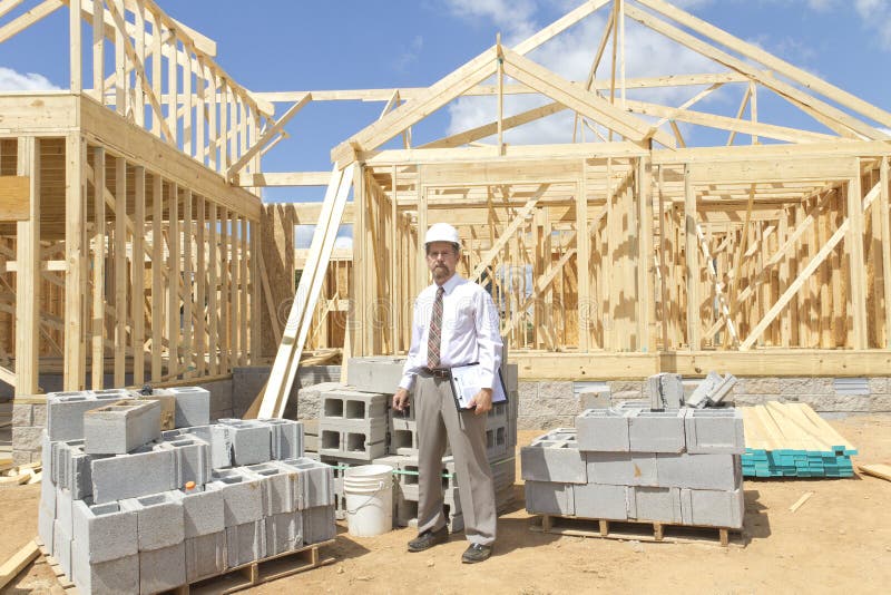 New Construction stock image. Image of stone, labor, foundation - 339667