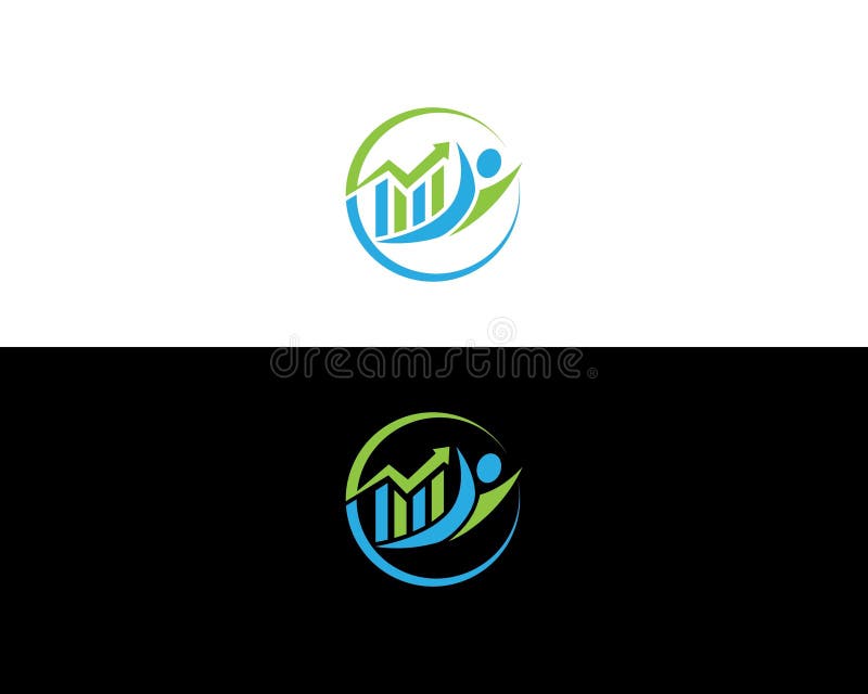 Finance and Credit, People Success Financial Logo Illustration de ...