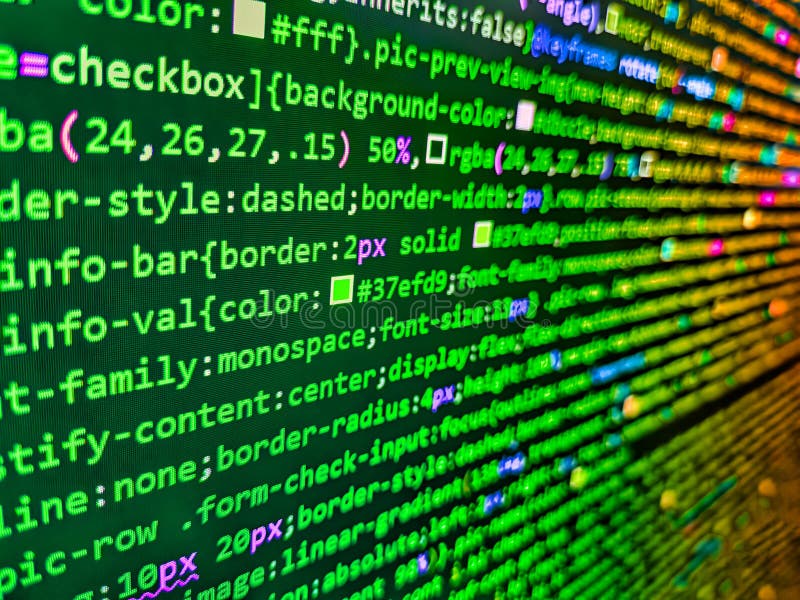 Abstract Source Code Background Computer Program Preview Code Of Javascript Language On White