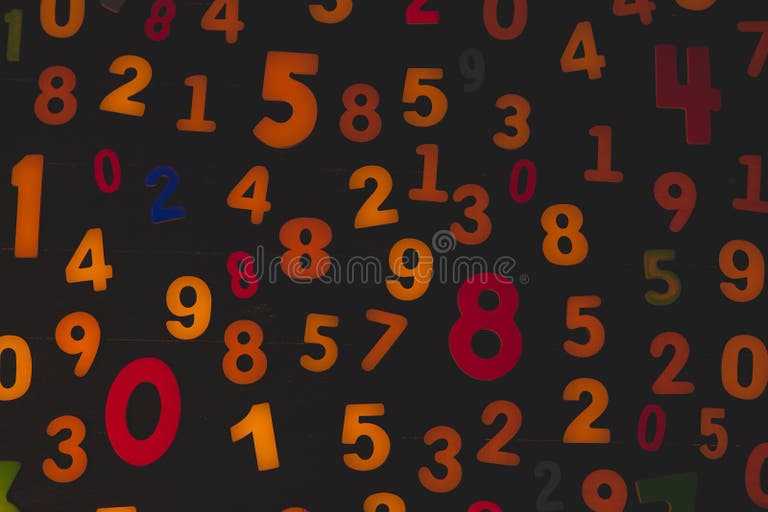 Finance and Data Concept – Numbers Background Stock Photo - Image of ...