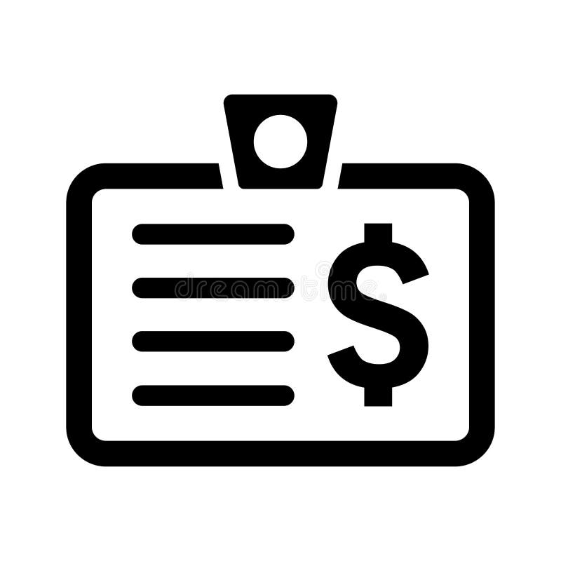 Dollar Badge Vector EPS Icon with Contour Version Stock Vector ...