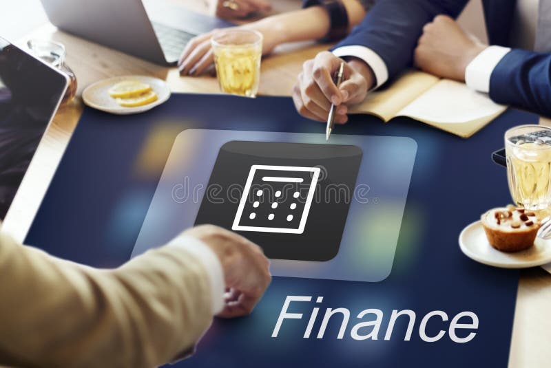 Finance Economy Application Investment Graphic Concept Stock Image ...