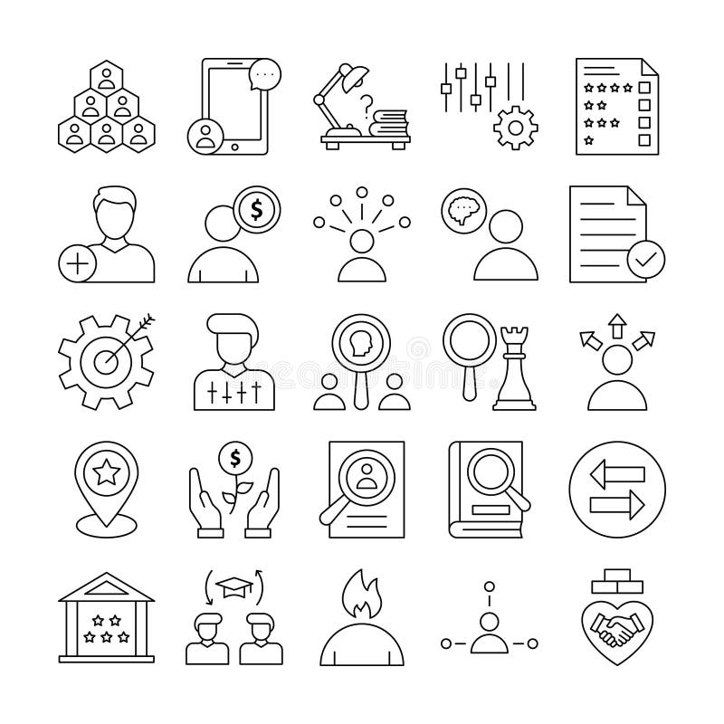 Finance and Economy Isolated Vector Icons Set Every Single Icon Can Be ...