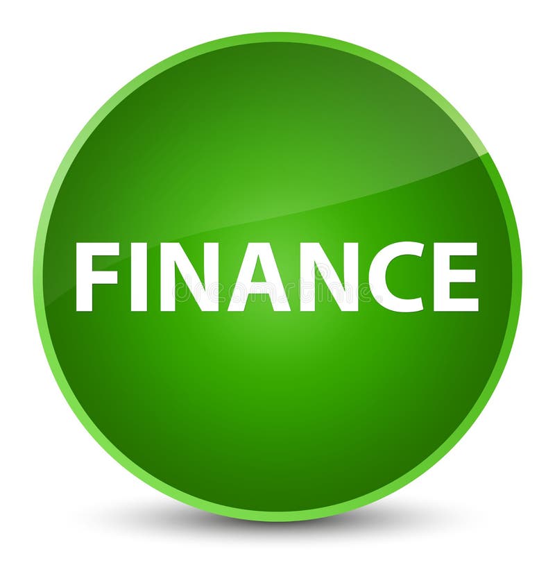 Finance Elegant Green Round Button Stock Illustration - Illustration of ...