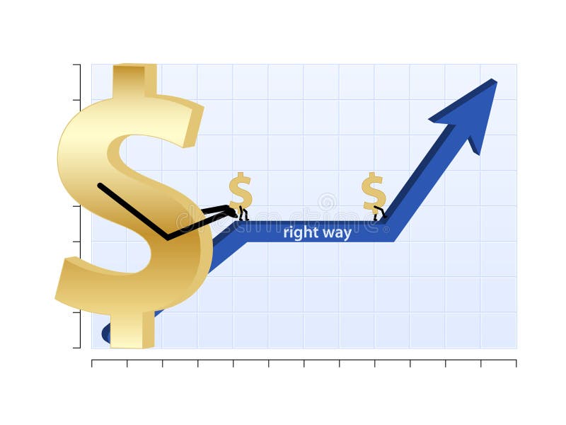Money Banknotes Stacks Rising Graph Stock Vector - Illustration of note ...