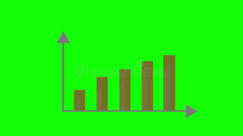 Finance Graph Icon Loop Animation with Alpha Channel, Transparent Background, ProRes 444 Stock ...