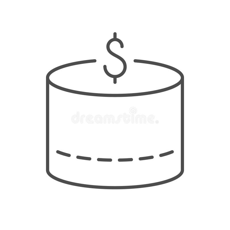 Bar Graph Line Outline Icon Stock Vector - Illustration of report ...