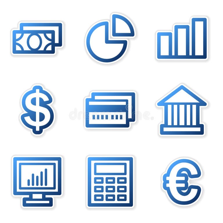 Money Blue Icons Stock Illustrations – 22,765 Money Blue Icons Stock ...