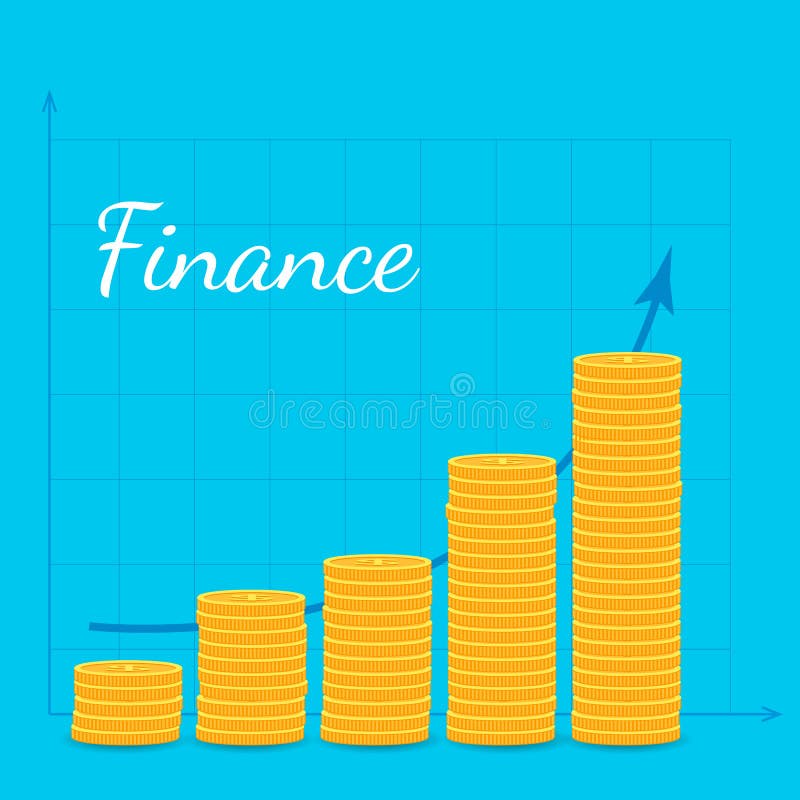 Finance illustration stock vector. Illustration of diagram - 41186711