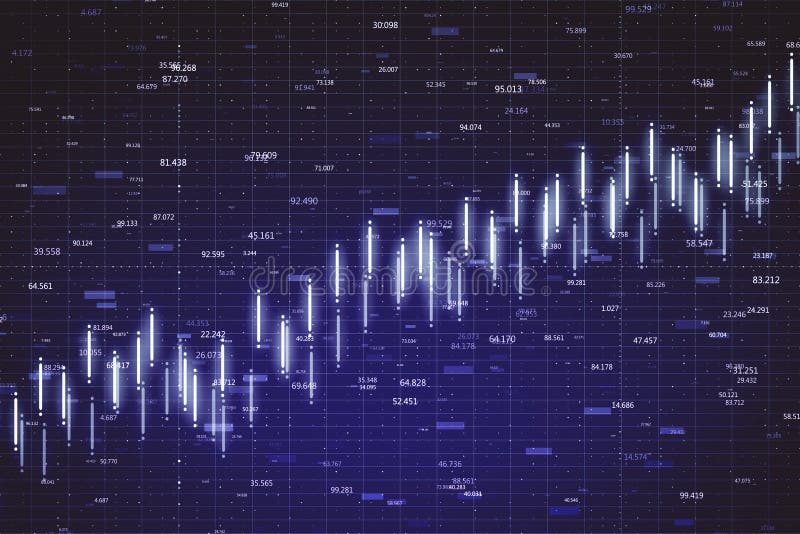 Finance and Invest Forex Backdrop Stock Image - Image of future, grid ...