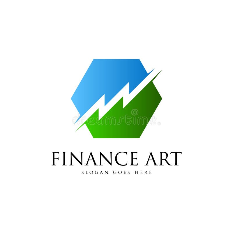 Finance Logo Art. Logo Template for Your Business Stock Vector ...