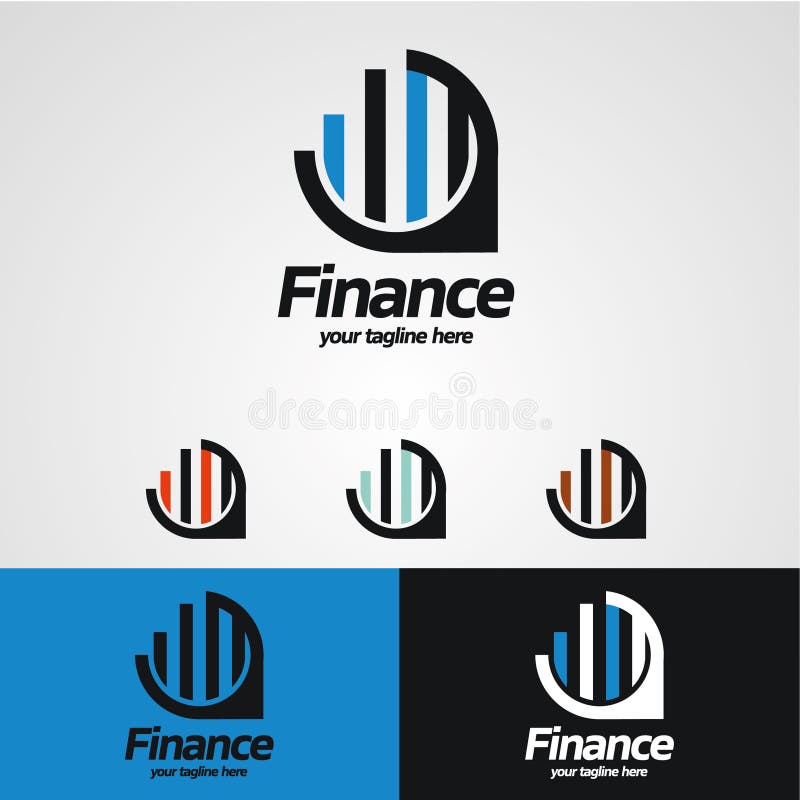 Finance Logo Designs Template Stock Vector - Illustration of ...