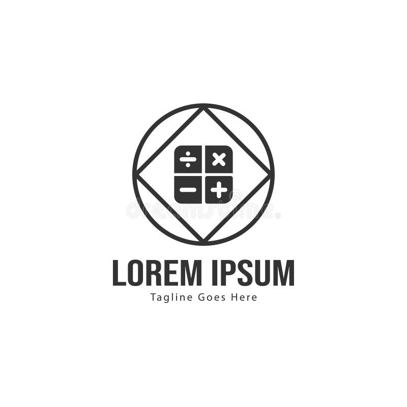 Finance Logo Template Design. Finance Logo with Modern Frame Isolated ...