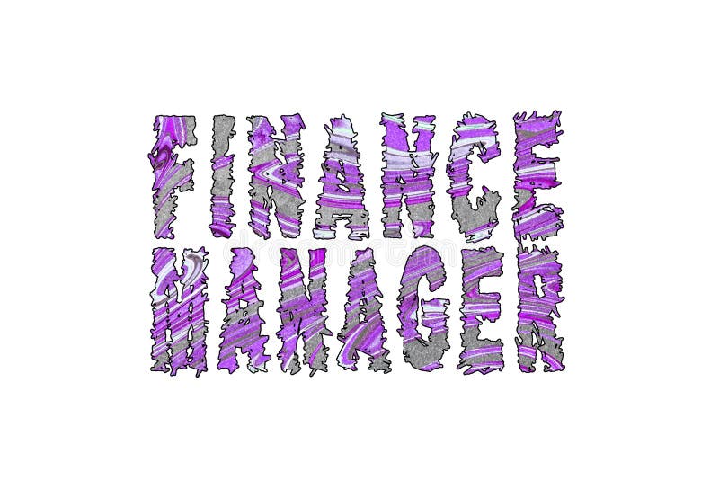 Finance Manager, Banner, Poster and Sticker Stock Illustration ...