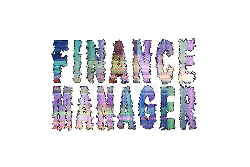 Finance Manager, Banner, Poster and Sticker Stock Illustration ...