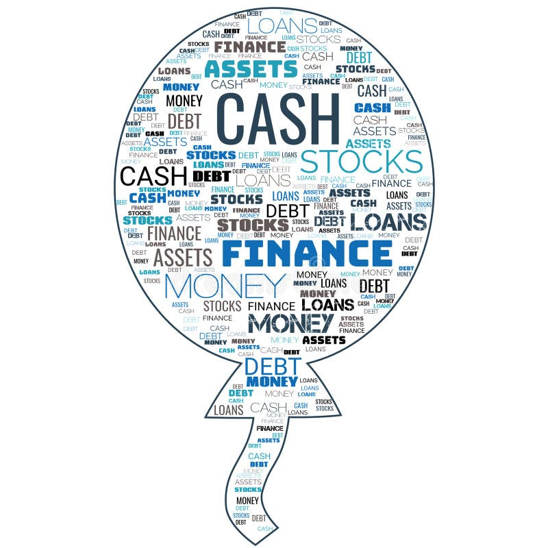 Finance Money Loans Assets Debt Shapes Abstract Background ...