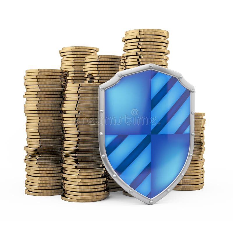 Finance protection concept stock illustration. Illustration of safety ...