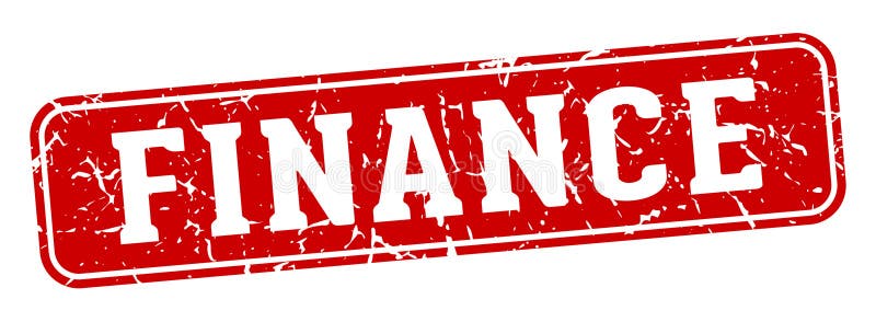 Finance Rectangular Sign. Finance Stamp Stock Vector - Illustration of ...