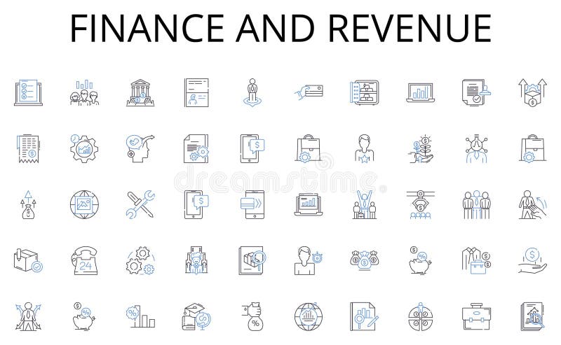 Finance and Revenue Line Icons Collection. Sustainability, Aesthetics ...