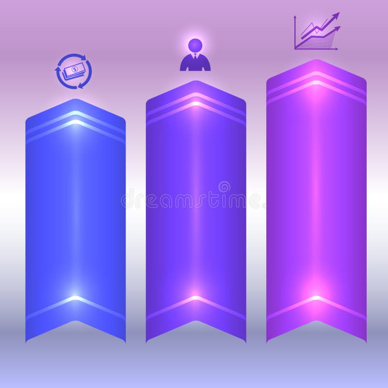 Finance Risk Purple Background Light Effect Element Stock Vector ...