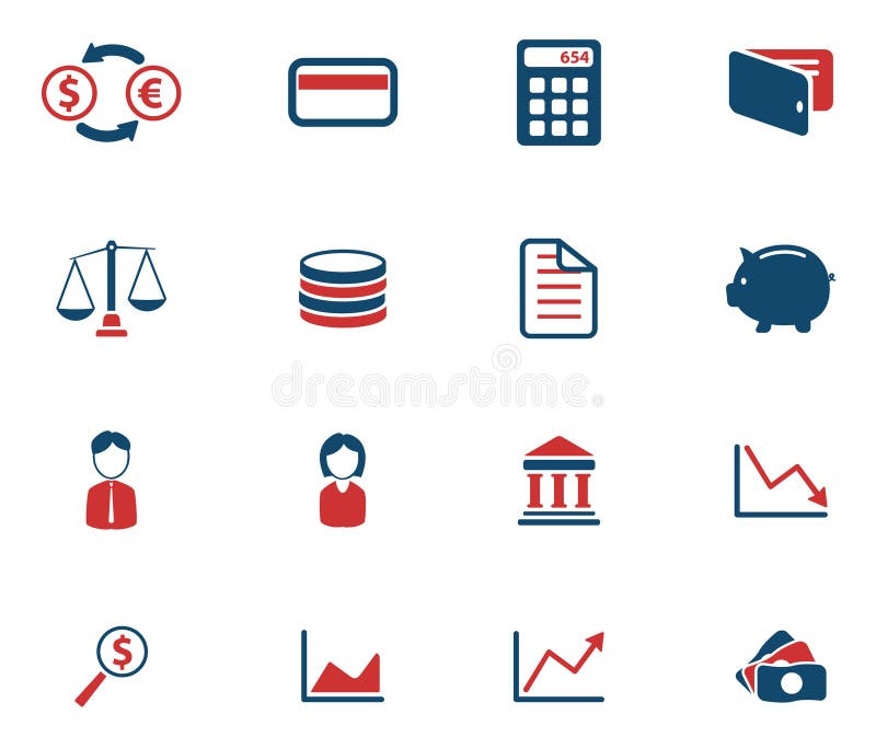 Finance simply icons stock vector. Illustration of save - 65963386