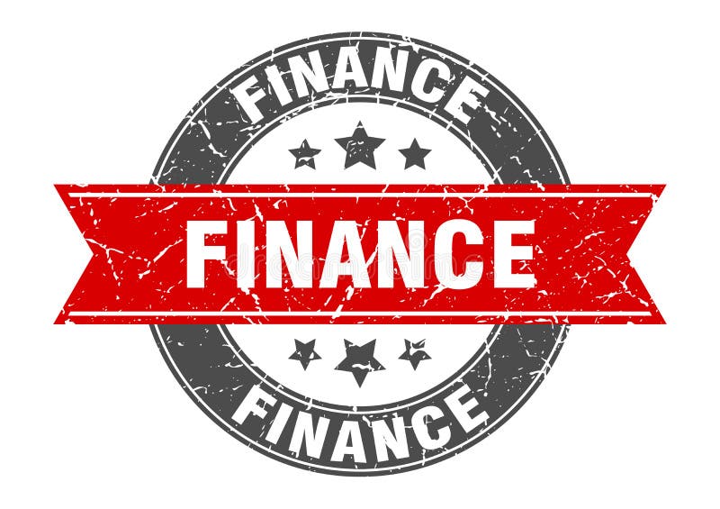 Finance stamp stock vector. Illustration of insignia - 196542535