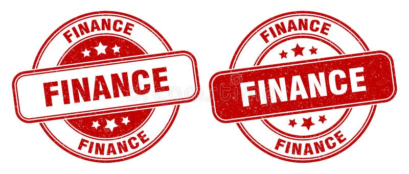 Finance Stamp. Finance Label. Round Grunge Sign Stock Vector ...