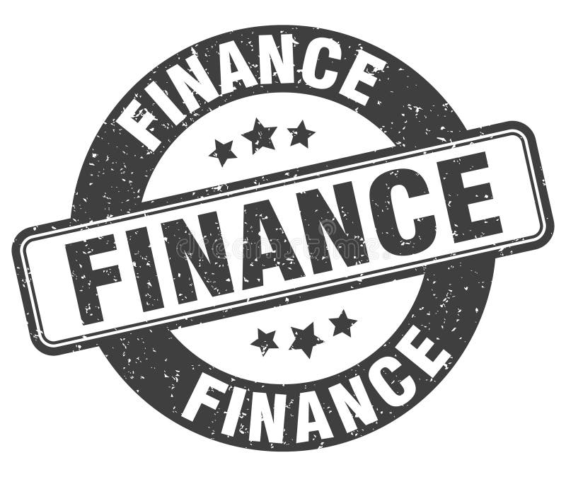 Finance Stamp. Finance Label. Round Grunge Sign Stock Vector ...