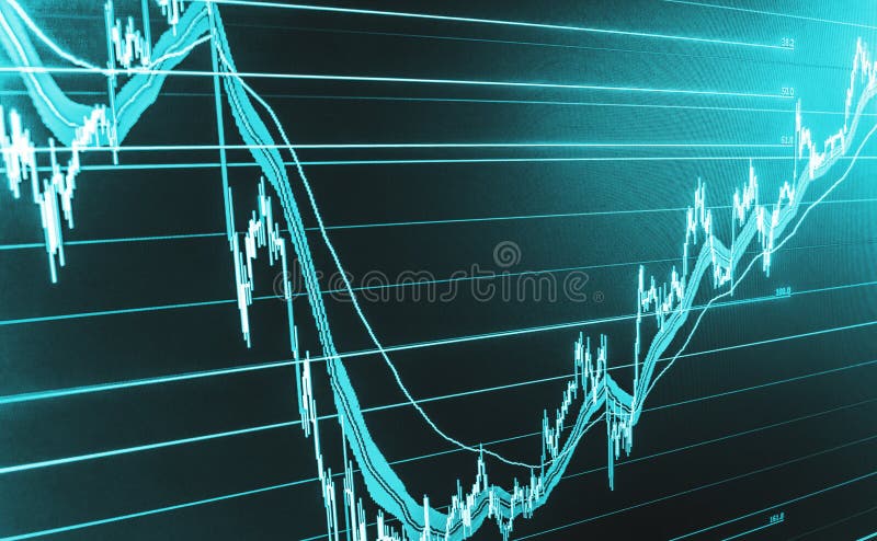 Finance Stock Exchange Background Stock Illustration - Illustration of ...