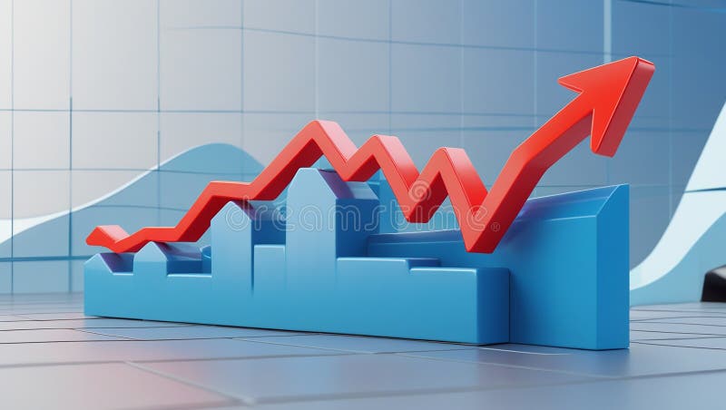 Finance Stock Growth Chart Investment Graph Stock Image - Image of ...