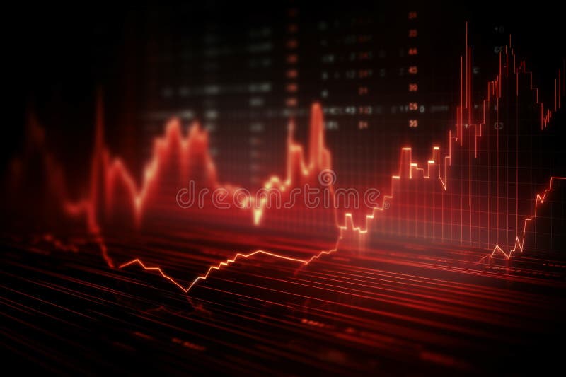 Finance Stock Market Graph Data.financial Analytics and Business ...