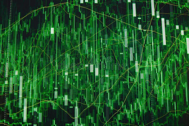 Finance Stock Trade Graph. Gain and Grow Stock Photo - Image of ...