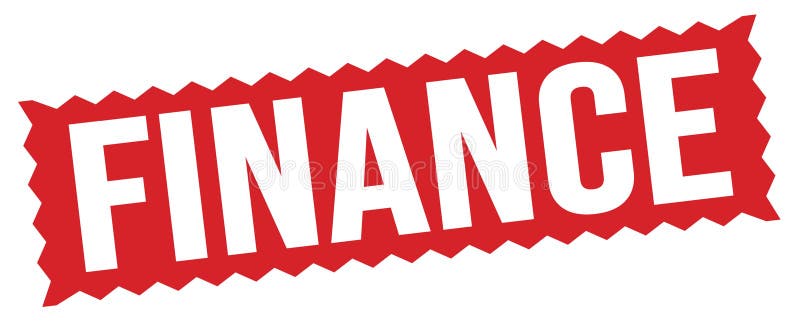 FINANCE Text Written on Red Stamp Sign Stock Illustration ...