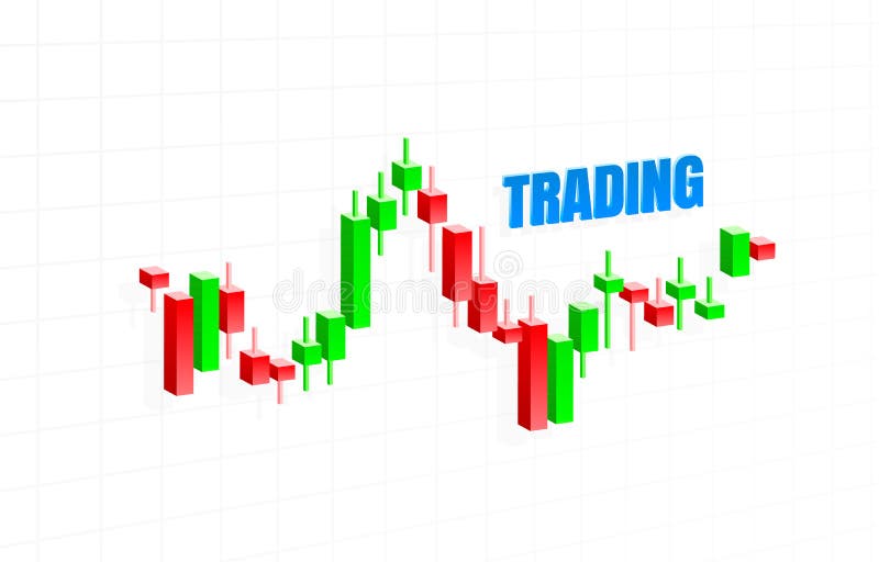 Finance Trader Graph Information, Buy and Sale Broker. Stock Vector ...