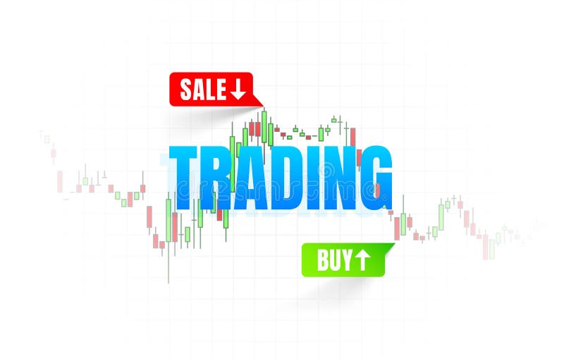 Finance Trader Graph Information, Buy and Sale Broker. Stock Vector ...