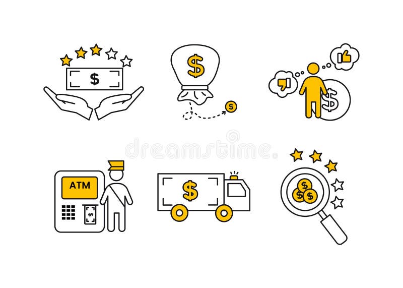 Cash Collection Logo. Collection Logo. Vector Illustration. Stock ...